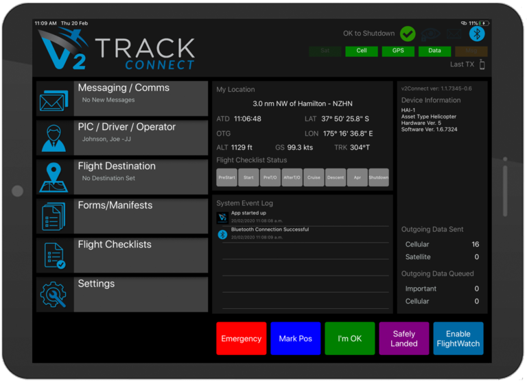 New v2Connect update now in app store – v2track Satellite & Cellular ...